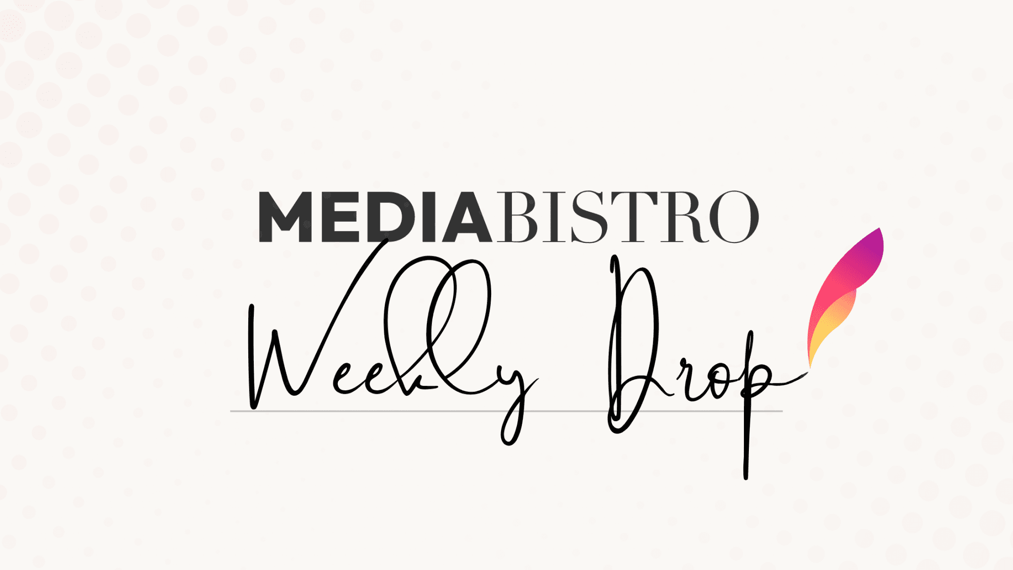 The Weekly Drop: Media Careers Newsletter (2026)